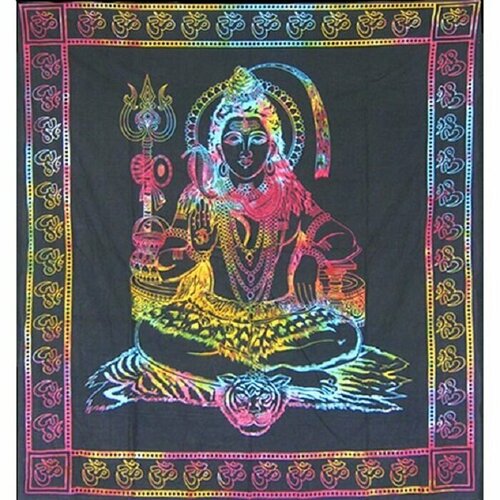 Текстильное полотно "Бог Шива" 2,2х2м