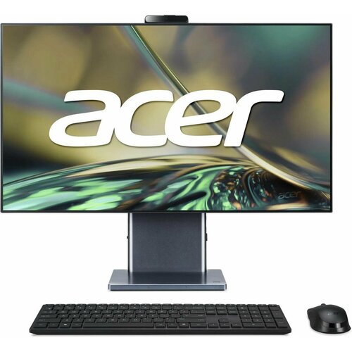 Моноблок Acer Aspire S27-1755, 27", Intel Core i5 1240P, 16ГБ, 512ГБ SSD, Intel Iris Xe, Eshell, серый [dq. bkdcd.003]