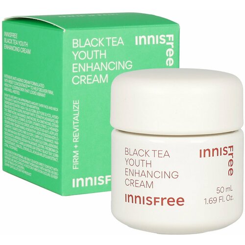 Innisfree Black Tea Youth Enhancing Cream антивозрастной крем для лица с черным чаем