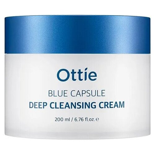 Очищающий крем с капсульными шариками Ottie Blue Capsule Deep Cleansing Cream 200 мл