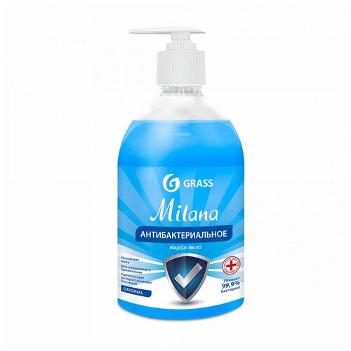 Автомобильный товар Grass Антибактериальное жидкое мыло Milana Original с дозатором 0,5 л 126705-GRASS
