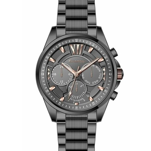 Наручные часы Guardo 12710-4, серый, серебряный