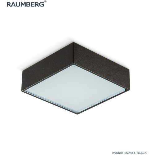 Встраиваемый светильник RAUMBERG 157411 bk чёрный под светодиодную лампу GU10