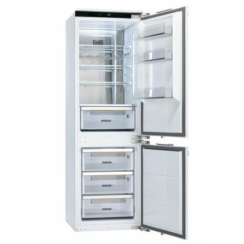 Холодильник VARD VIC177NI двухкамерный, встраиваемый, Full No Frost, инверторный мотор, полезный объем 255 л