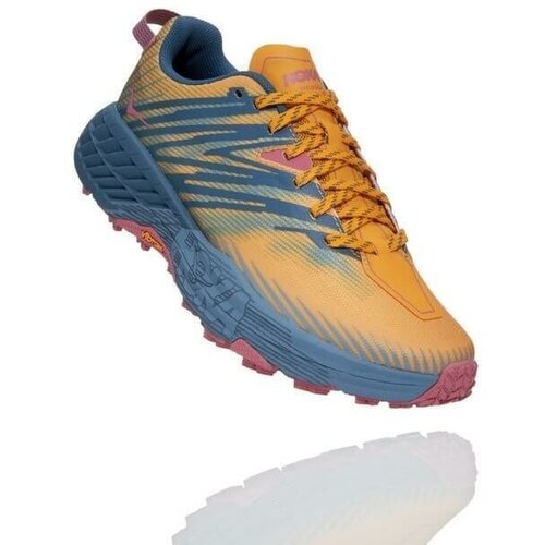 Кроссовки HOKA Speedgoat 4, полнота B, размер US7B/UK5.5/EU38 2/3/JPN24, оранжевый