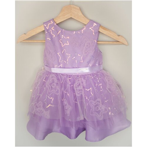 Платье Wecan, размер 104, фиолетовый