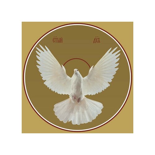Икона на дереве ручной работы - Святой дух (на Царские врата), 15x20x3,0 см, арт Ид4628