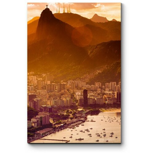 Модульная картина Чудесный Рио-де-Жанейро 30x45