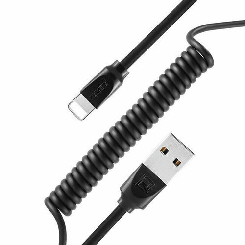 Витой кабель для iPhone iPad iPod, Remax Radiance Pro Lightning Data Cable RC-117i, черный