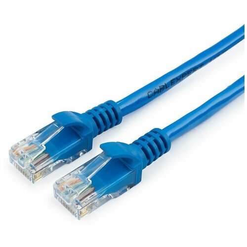 Сетевой кабель Gembird Cablexpert UTP cat.5e 7.5m Blue PP12-7.5M/B