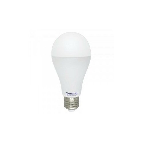 Светодиодная LED лампа General ЛОН A67 E27 25W 4500K 4K 67x110 пластик/алюмин. 690200 (упаковка 14 штук)
