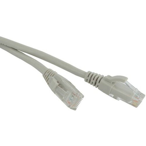 Кабель UTP 5E Hyperline, 2 м, серый (PC-LPM-UTP-RJ45-RJ45-C5e-2M-LSZH-GY)