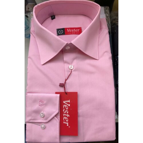 Рубашка Vester, размер 41/182, розовый