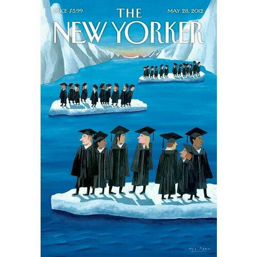 Плакат, постер на бумаге The New Yorker (May. 28, 2012). Размер 30 на 42 см