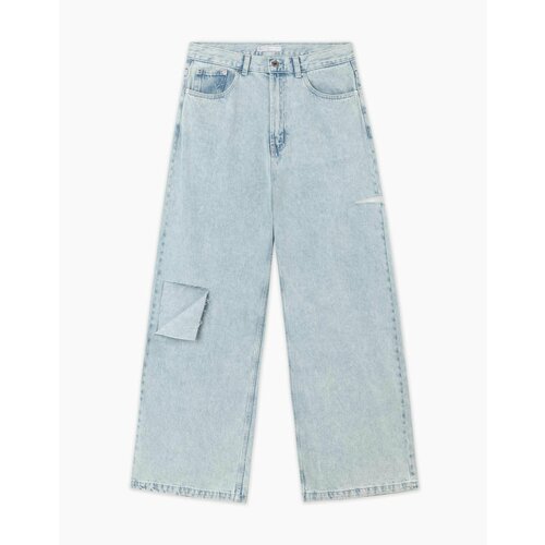 Джинсы широкие Gloria Jeans, размер 36/158, синий