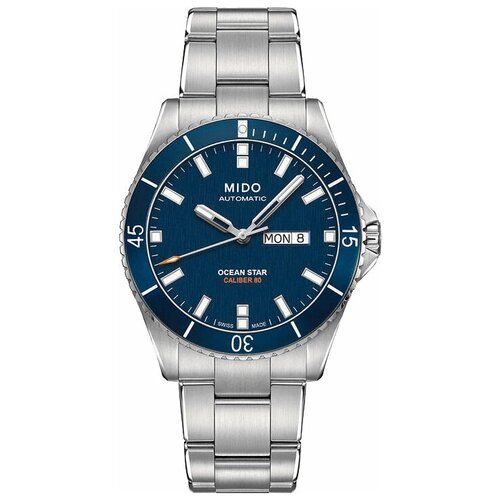 Наручные часы Mido Ocean Star M026.430.11.041.00, серебряный, синий