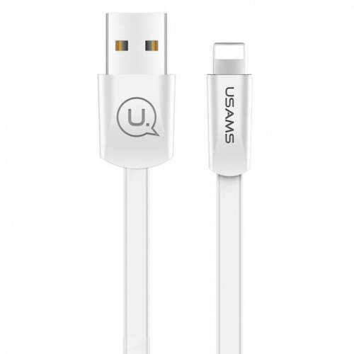 USAMS US-SJ199 Плоский дата кабель USB to Lightning (120 см)