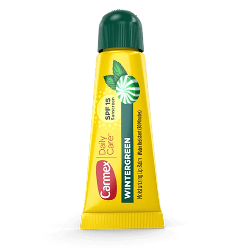 Carmex Wintergreen Увлажняющий бальзам для губ в тюбике Без блистера