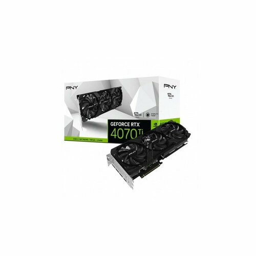 Видеокарта PNY GeForce RTX™ 4070 Ti 12GB Verto Triple Fan Stealth VCG4070T12TFXPB1 (12 ГБ)