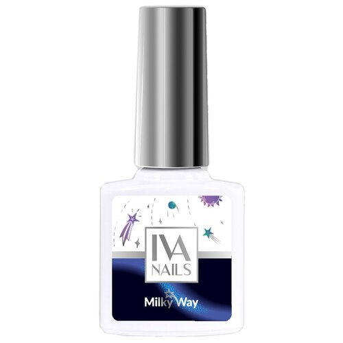 IVA Nails гель-лак Milky Way, 8 мл, 1