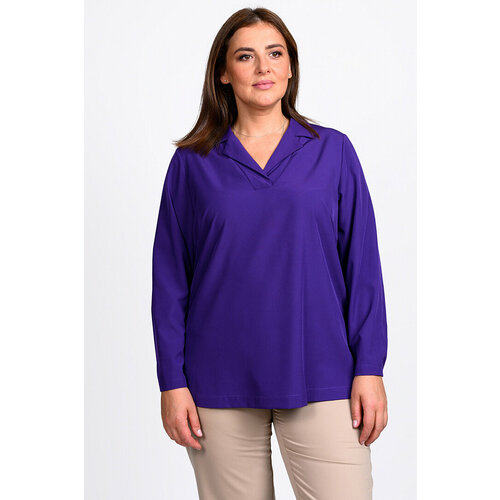 Блуза  SVESTA, размер 56, фиолетовый