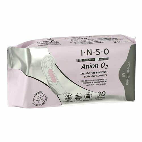 Inso Прокладки ежедневные «INSO» Anion O2, мультиформула, 30 шт.