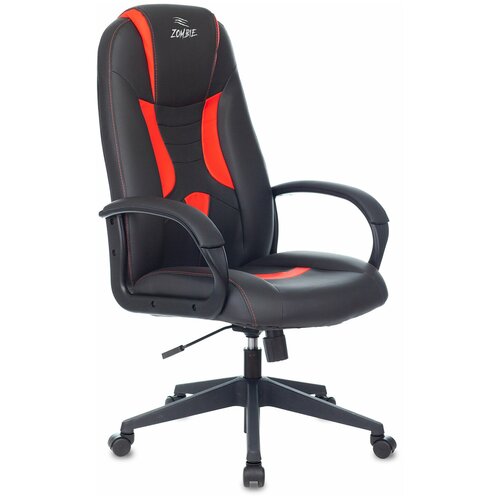 Кресло игровое ZOMBIE 8 RED черный/красный, экокожа/ткань 4812326