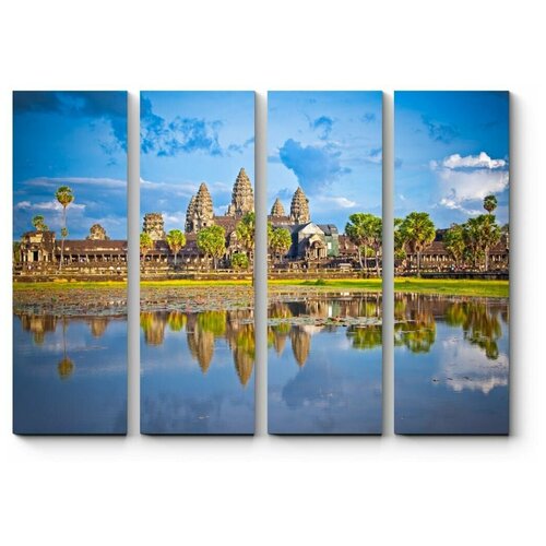 Модульная картина Знаменитый храмовый комплекс Ангкор-Ват60x45