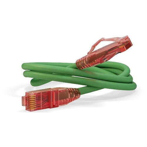 Патч-корд Hyperline PC-LPM-UTP-RJ45-RJ45-C5e-1M-LSZH-GN PC-LPM-UTP-RJ45-RJ45-C5E-1M UTP RJ-45 вил.-в