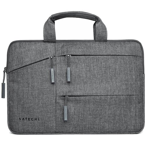 Сумка Satechi Water-Resistant Laptop Carrying Case with Pockets 15" gray