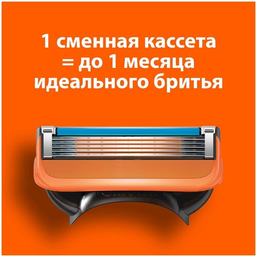 Сменные Кассеты Gillette Fusion5 Для Мужской Бритвы, с 5 лезвиями, c точным триммером для труднодоступных мест, 2 шт