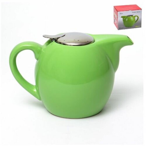 Чайник заварочный ELRINGTON 109-06038 феличита керамический, 1,3 л, зеленый