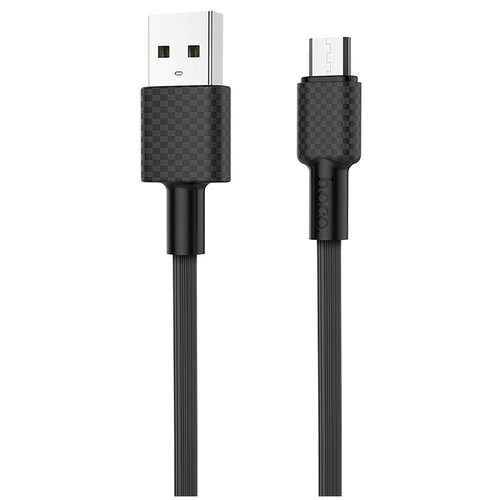 Кабель USB, micro USB, Hoco X29 Superior, для HTC, Samsung, 100 см, черный