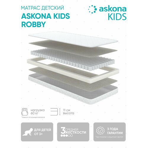 Матрас детский анатомический Askona (Аскона) KIDS Robby 80х160