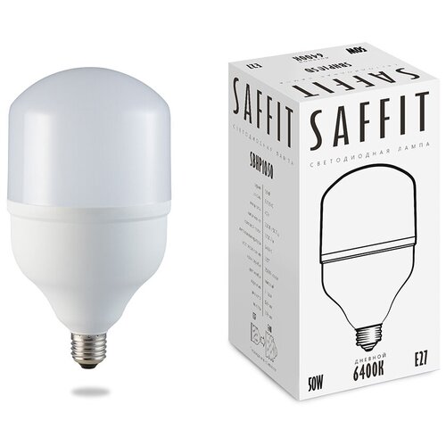Лампа светодиодная SBHP1050 E27-E40 50W 6400K SAFFIT 55095 (1 шт.)