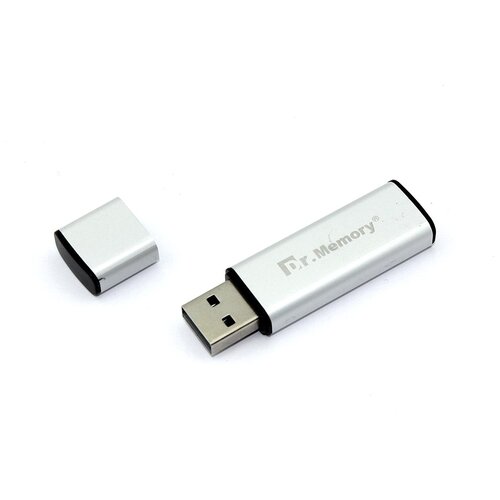 Флешка USB Dr. Memory 009 4Гб, USB 2.0, серебристый