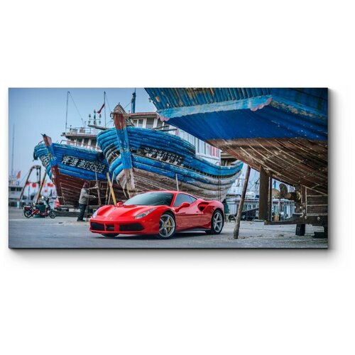 Модульная картина Ferrari 488GTB140x70