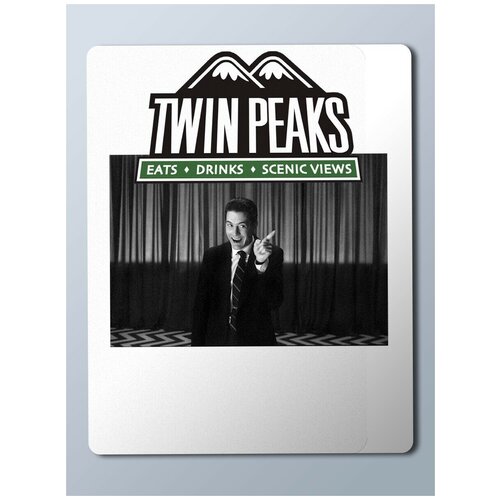 Коврик для мыши с принтом Сериал Твин Пикс Дэвид Линч, Лора Палмер, twin peaks, артхаус - 23736