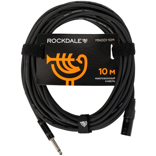 Кабель XLR male - mono jack male ROCKDALE MN001-10M (10 м)