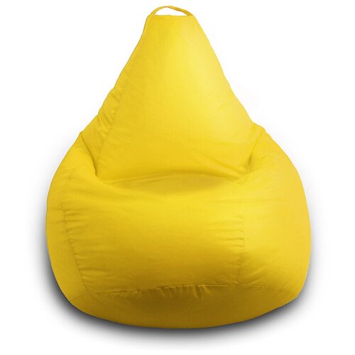 Кресло-мешок PUFON груша XXXL Комфорт желтый
