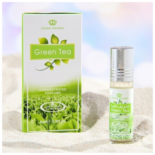 Масляные духи ролик женские Green Tea, 6 мл