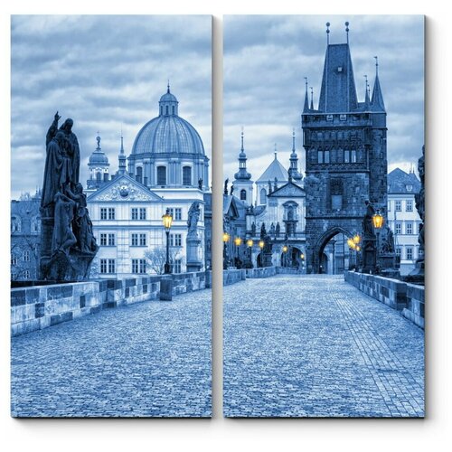 Модульная картина Карлов мост, Прага 70x70