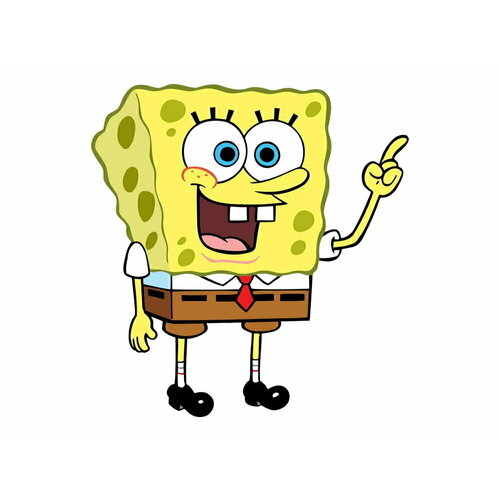 Плакат, постер на холсте SpongeBob/Губка Боб/комиксы/мультфильмы. Размер 30 х 42 см