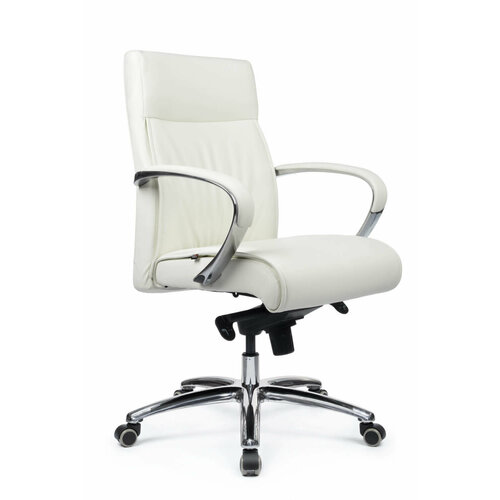 Компьютерное кресло Gaston-M (9264) Riva Design натуральная кожа белый