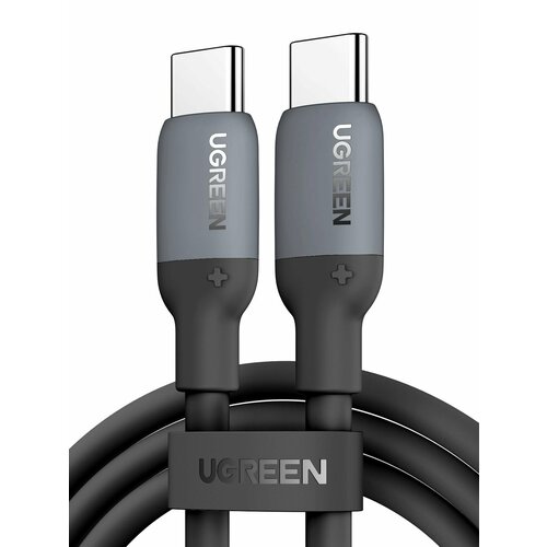 Кабель UGREEN US563 (15283) USB-C to USB-C Silicone Fast Charging Cable. Длина: 1м. Цвет: черный