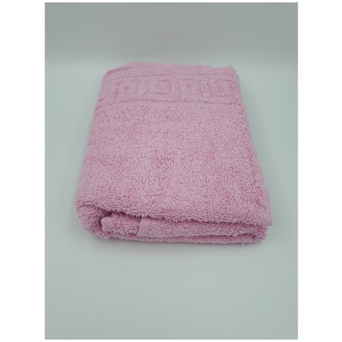 Полотенце банное, махровое, 40х70 см Хлопок 100% 430г/м2 Светло-розовый