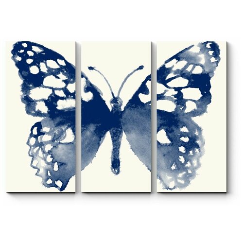 Модульная картина Бабочка, акварель 160x115
