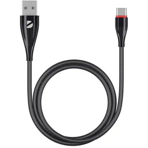 Дата-кабель DEPPA Ceramic USB-C - USB-C 1м черный (72397)