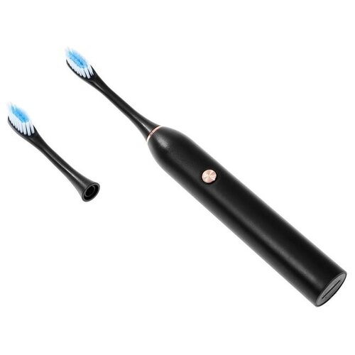 Электрическая вибрационная зубная щётка LuazON LP-004, от 1хAA (не в компл.), цвет черный