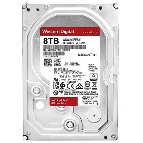 Жесткий диск Western Digital WD Red Pro 8 ТБ WD8003FFBX